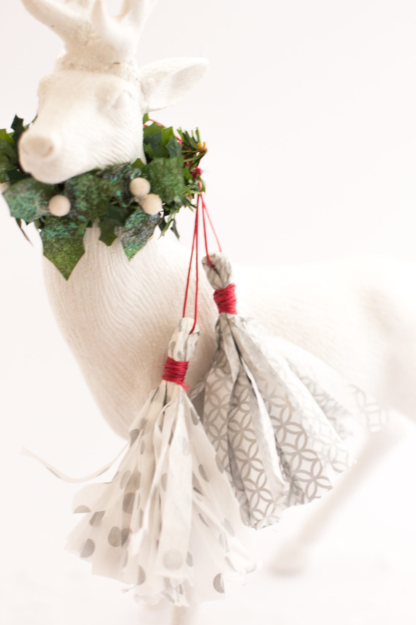 DIY Tissue Paper Fringe Tassels