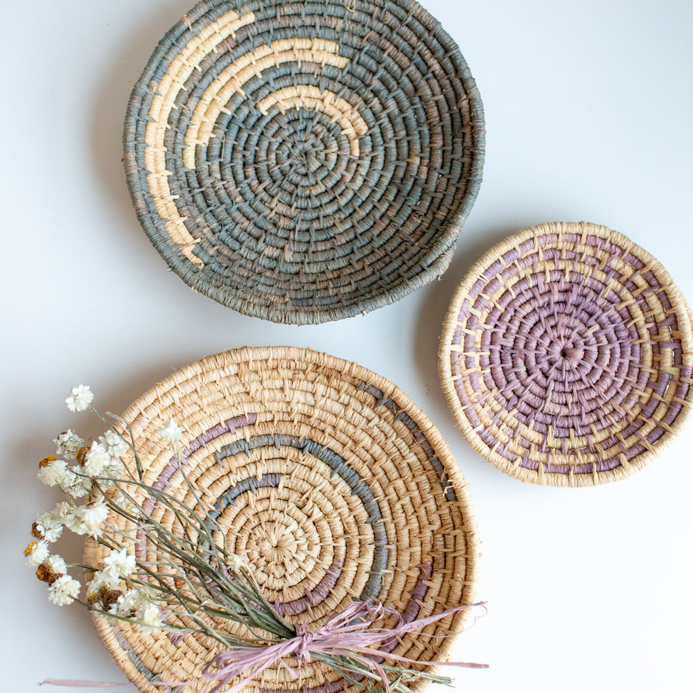 Autumn Baskets Kit – Easy Coiled Basket Weaving Kit with Raffia