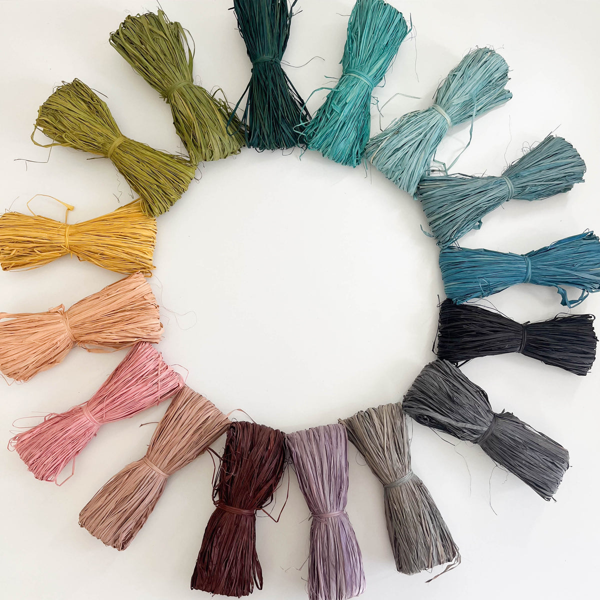 Dyed Madagascar Raffia