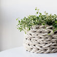 Arm Knit Chunky Basket Pattern large and small from Flax & Twine