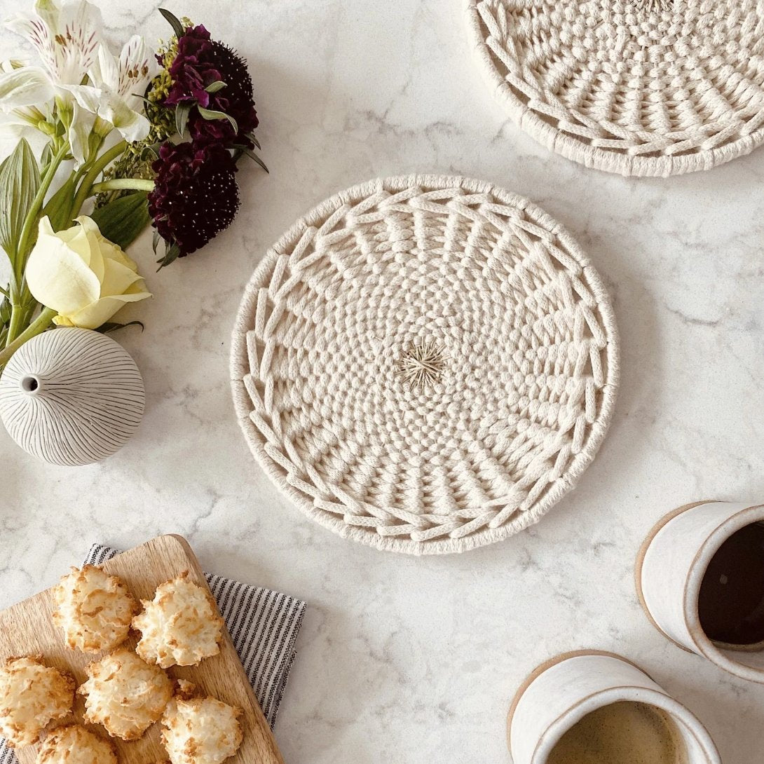 Cotton Woven Trivet Pattern & Video