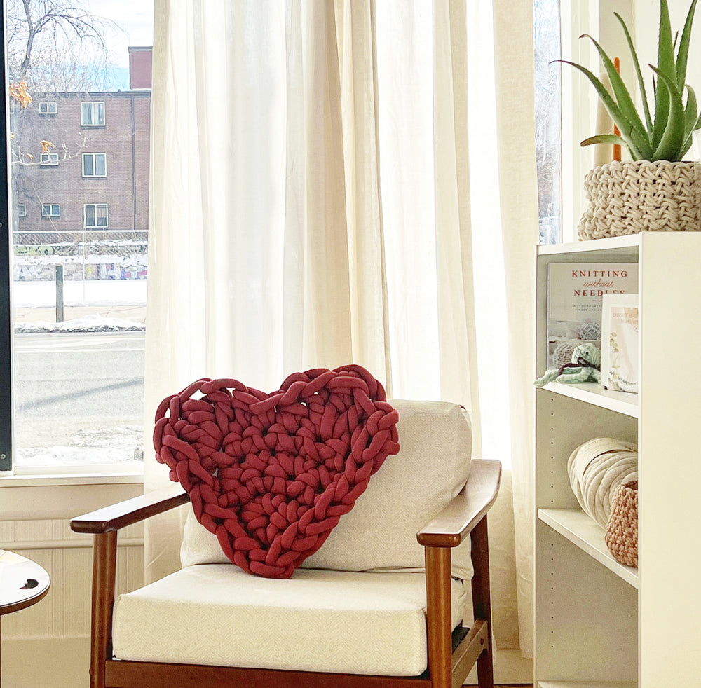 Giant Hand Crochet Heart Kit