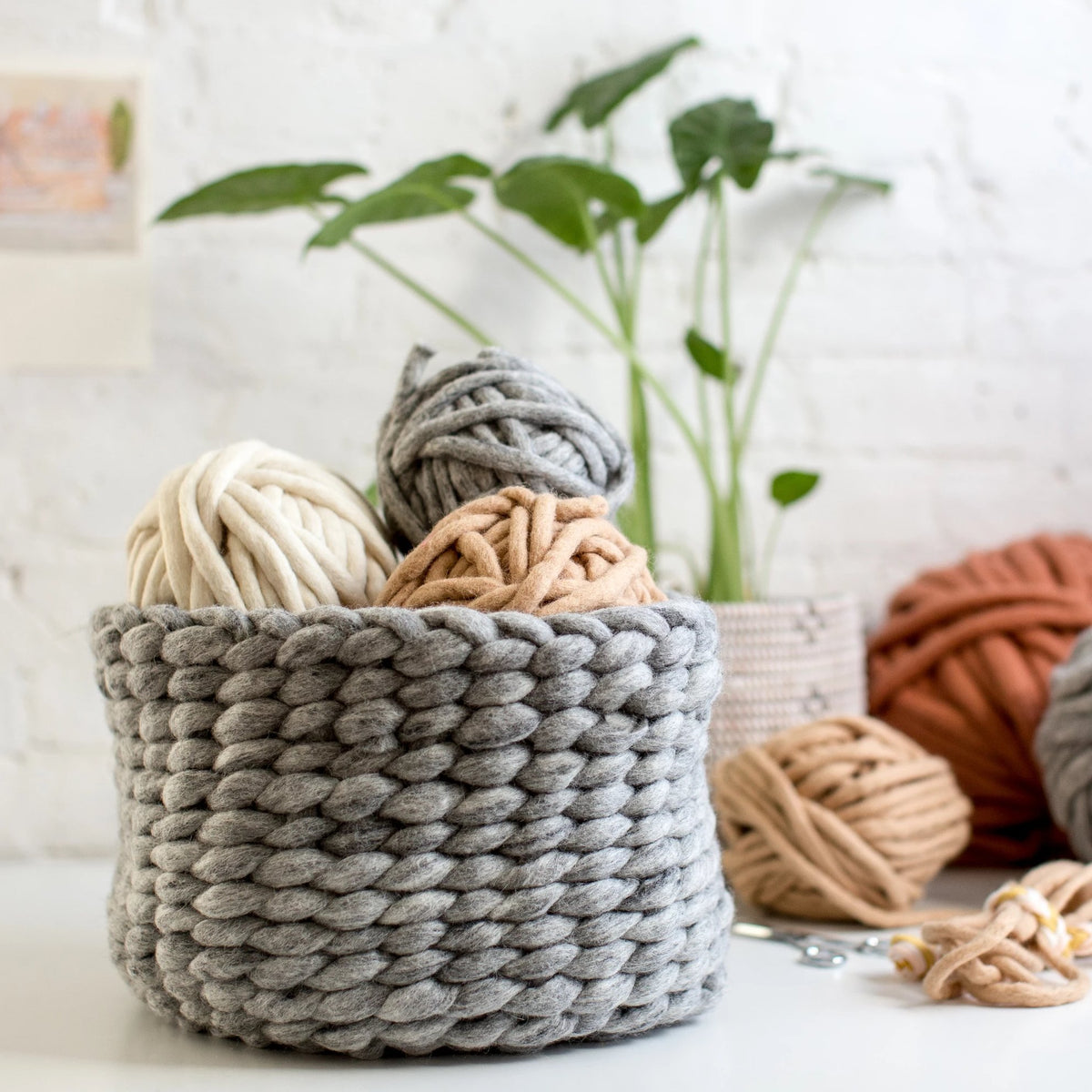 Januka Basket Kit – Weave a Beautiful Felted Storage Basket