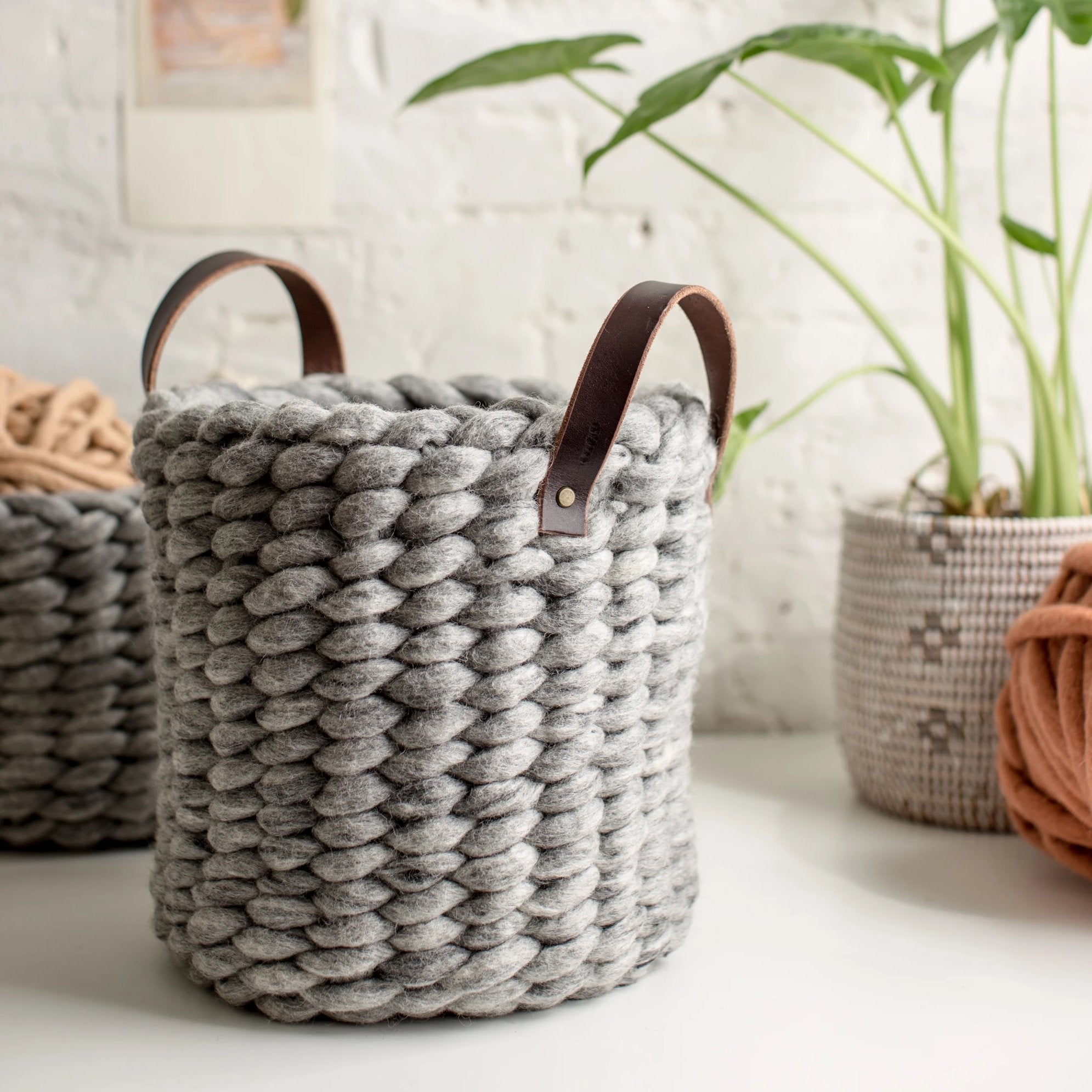 Januka Basket Kit – Weave a Beautiful Felted Storage Basket