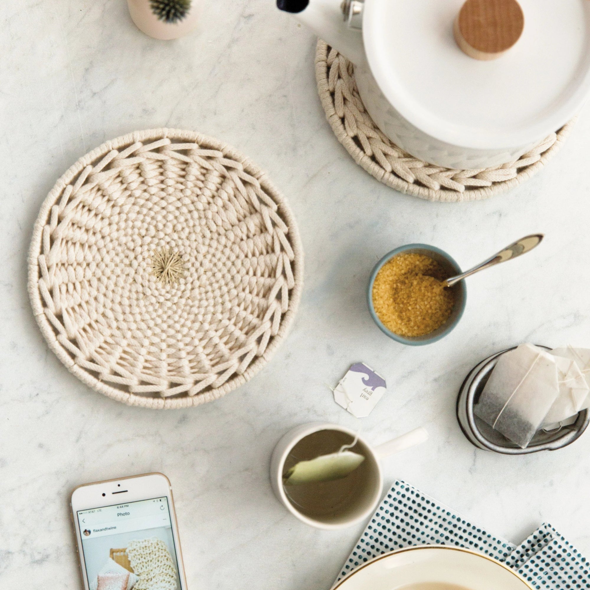 Cotton Woven Trivet Pattern & Video